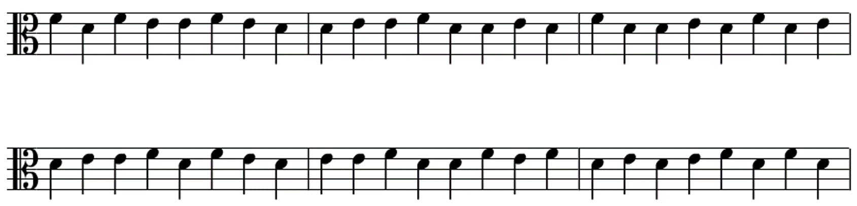 Exercícios Clave de Dó - Cursos Descomplicando a Música